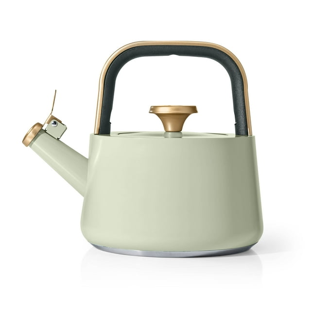 Beautiful 1.8L Ceramic Non-Stick Stovetop Tea Kettle, Sage Green by ...