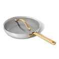 Beautiful 10" Hybrid Tri-Ply Stainless Ceramic Nonstick Fry Pan with ...