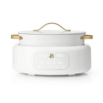 Beautiful 4Qt Slow Cooker with Touch-Activated Display, Porcini Taupe ...