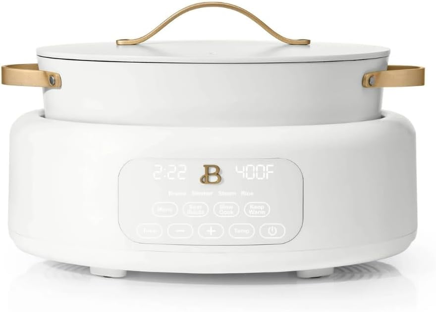 Beautiful 10-in-1 6Qt Electric Multi-Cooker with 7 Presets, Oven-Safe ...