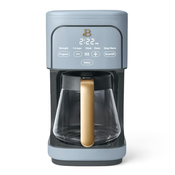 Beautiful 12-Cup Programmable Coffee Maker, Cornflower Blue by Drew ...