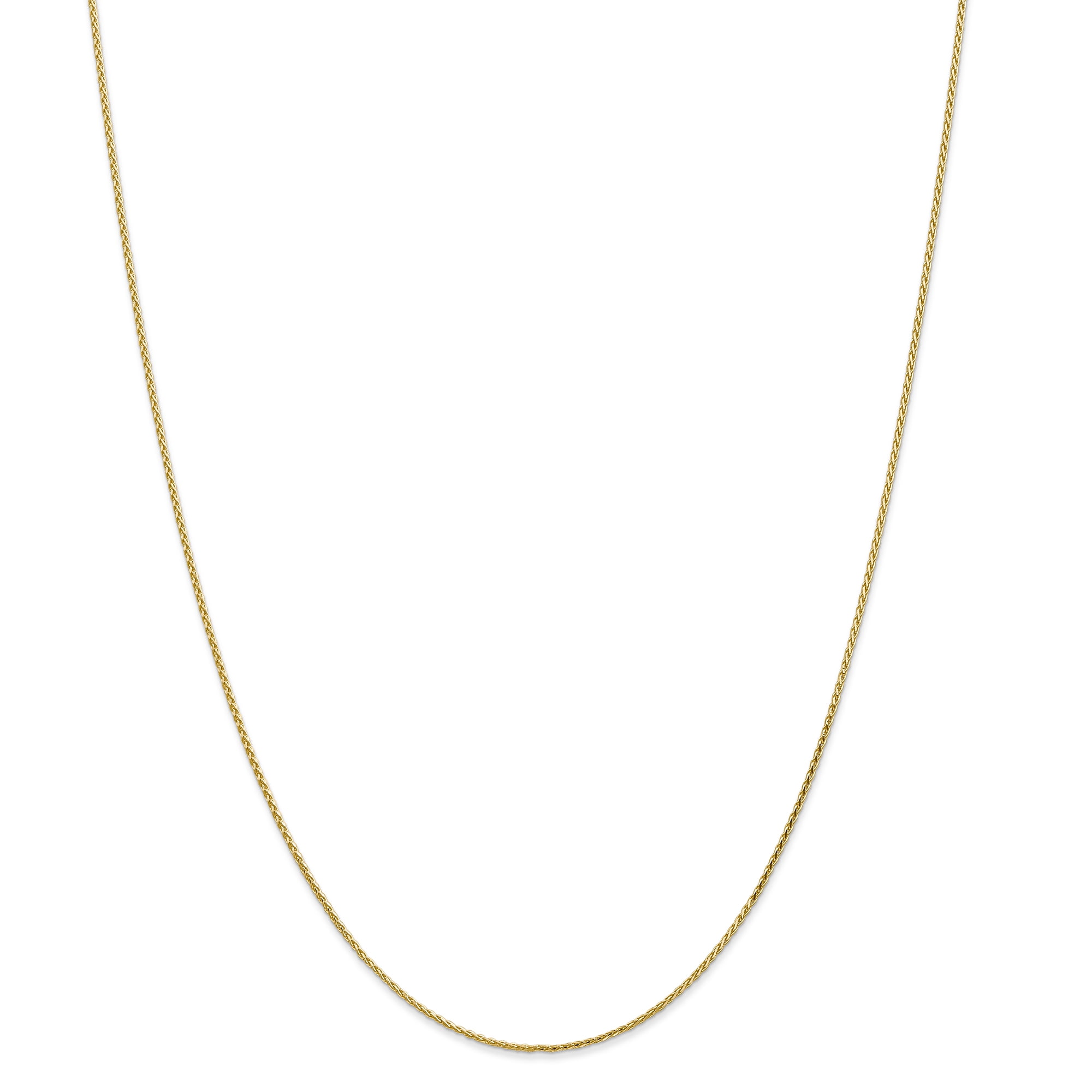 14k WG 1.9mm D/C Parisian Wheat Chain