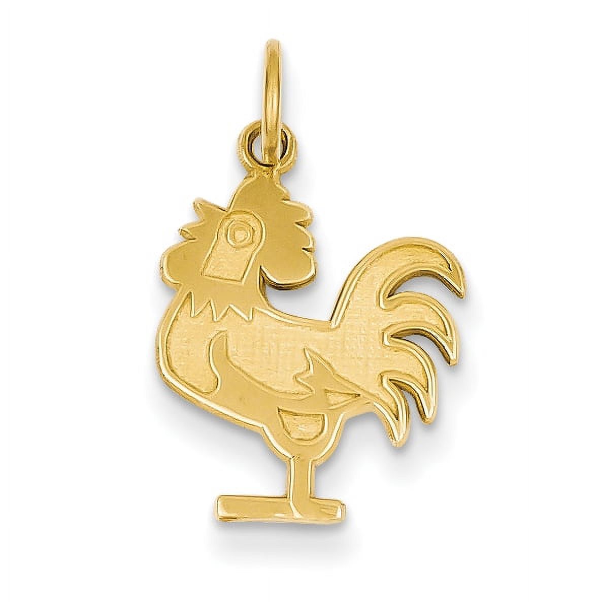 Beautiful 14k Rooster Charm - Walmart.com