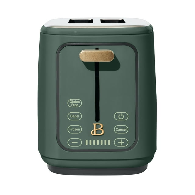 Beautiful 2 Slice Toaster with Touch-Activated Display, Thyme Green by ...