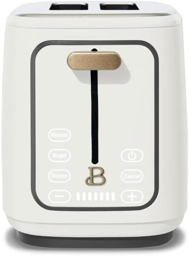 Beautiful 2 Slice Toaster with Touch-Activated Display, Rose by Drew ...