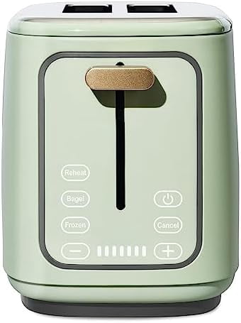 Beautiful 2 Slice Touchscreen Toaster (Color : Sage Green) - Walmart.com