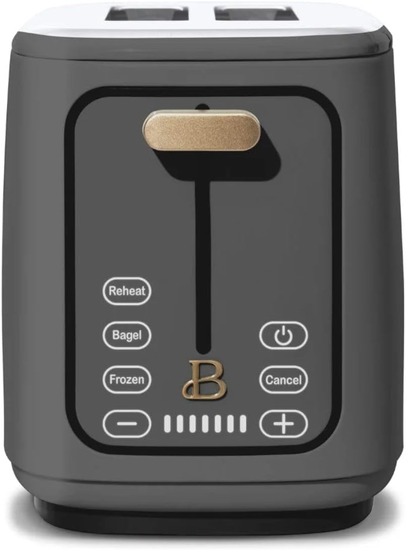 Beautiful 2 Slices Toaster, Touch-Activated, 7 Browning Settings, Extra ...