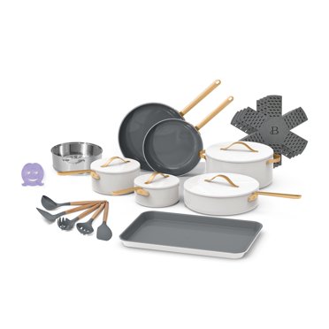 Thyme & Table 32-Piece Cookware & Bakeware Nonstick Set, Sand - Walmart.com