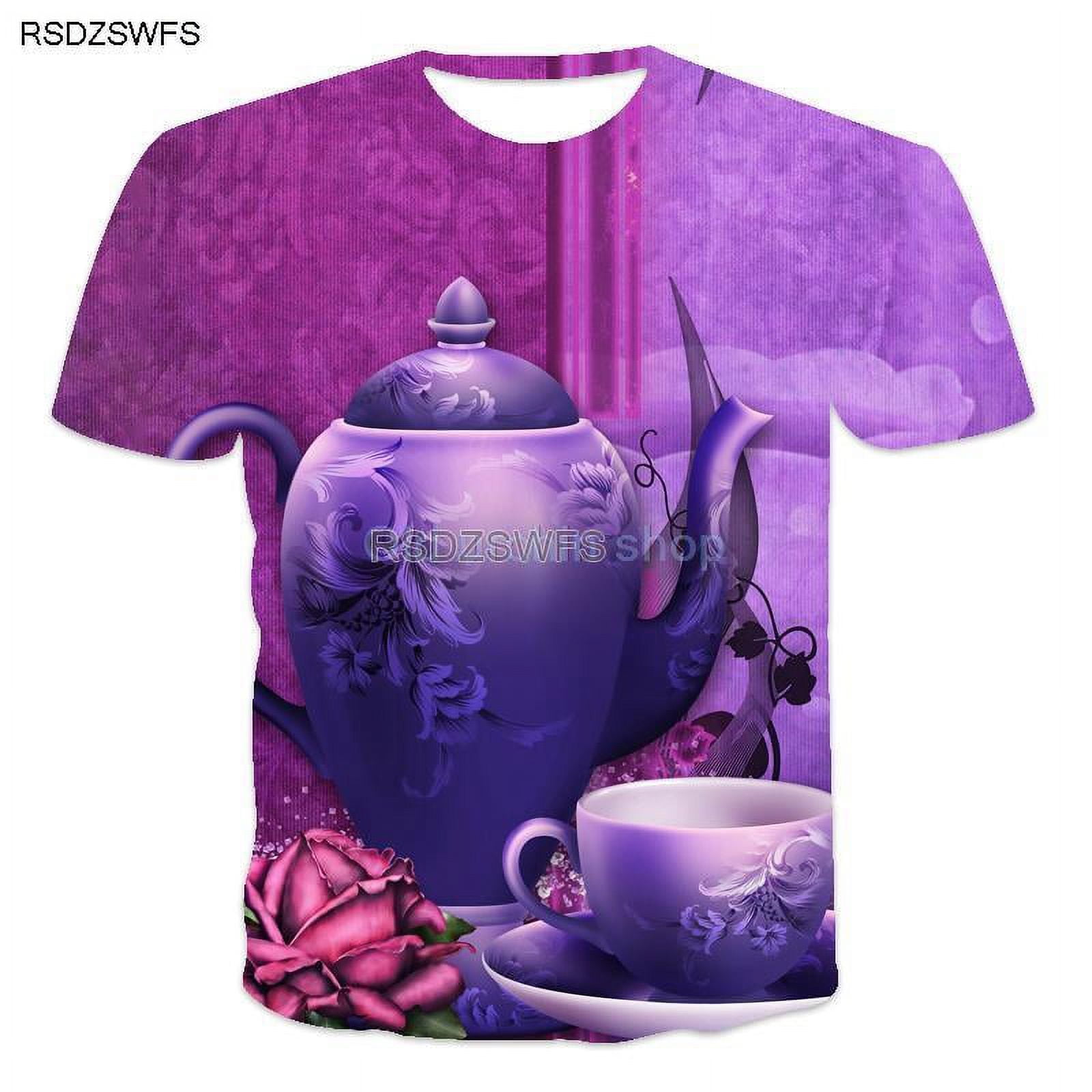 Beautiful 3D Three-dimensional Clothing Printing Men's Summer Oversized T-shirt Blusa Masculina ...