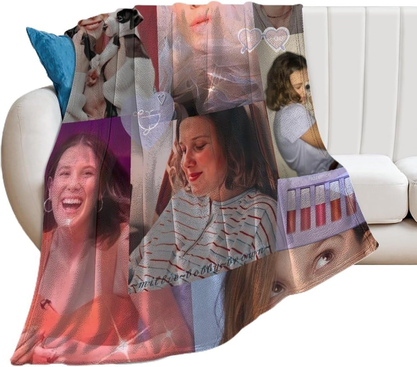 Beautiful #4 Millie Bobby Brown Blanket Throw Blankets Ultra Soft ...