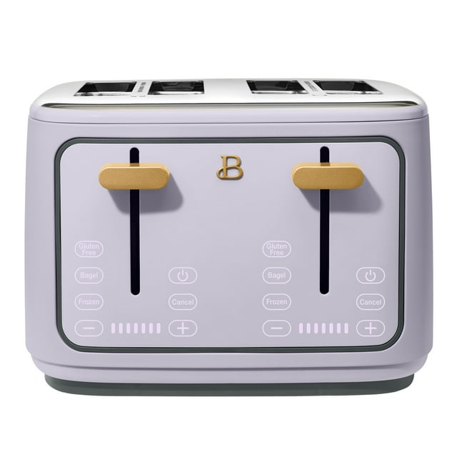 Beautiful 4-Slice Toaster with Touch-Activated Display, Lavender by ...