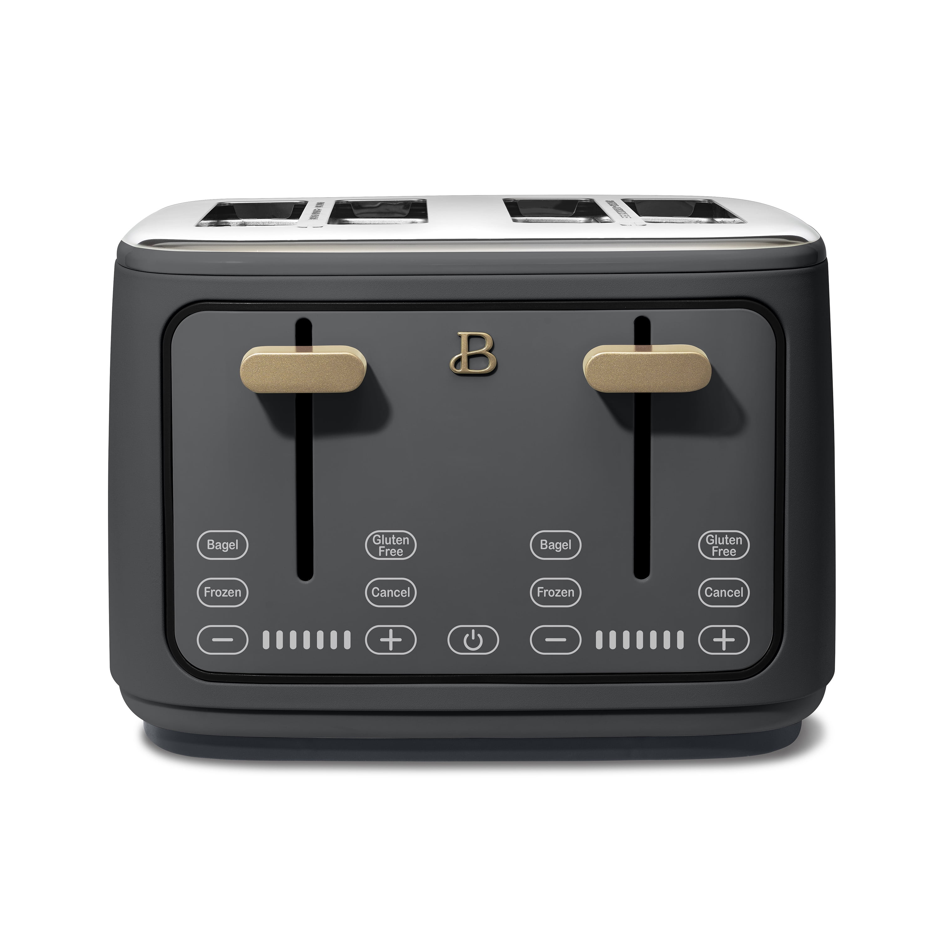 Beautiful 4-Slice Toaster with Touch-Activated Display, Oyster Gray by ...