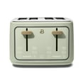 Beautiful 4-Slice Toaster with Touch-Activated Display, Sage Green by ...