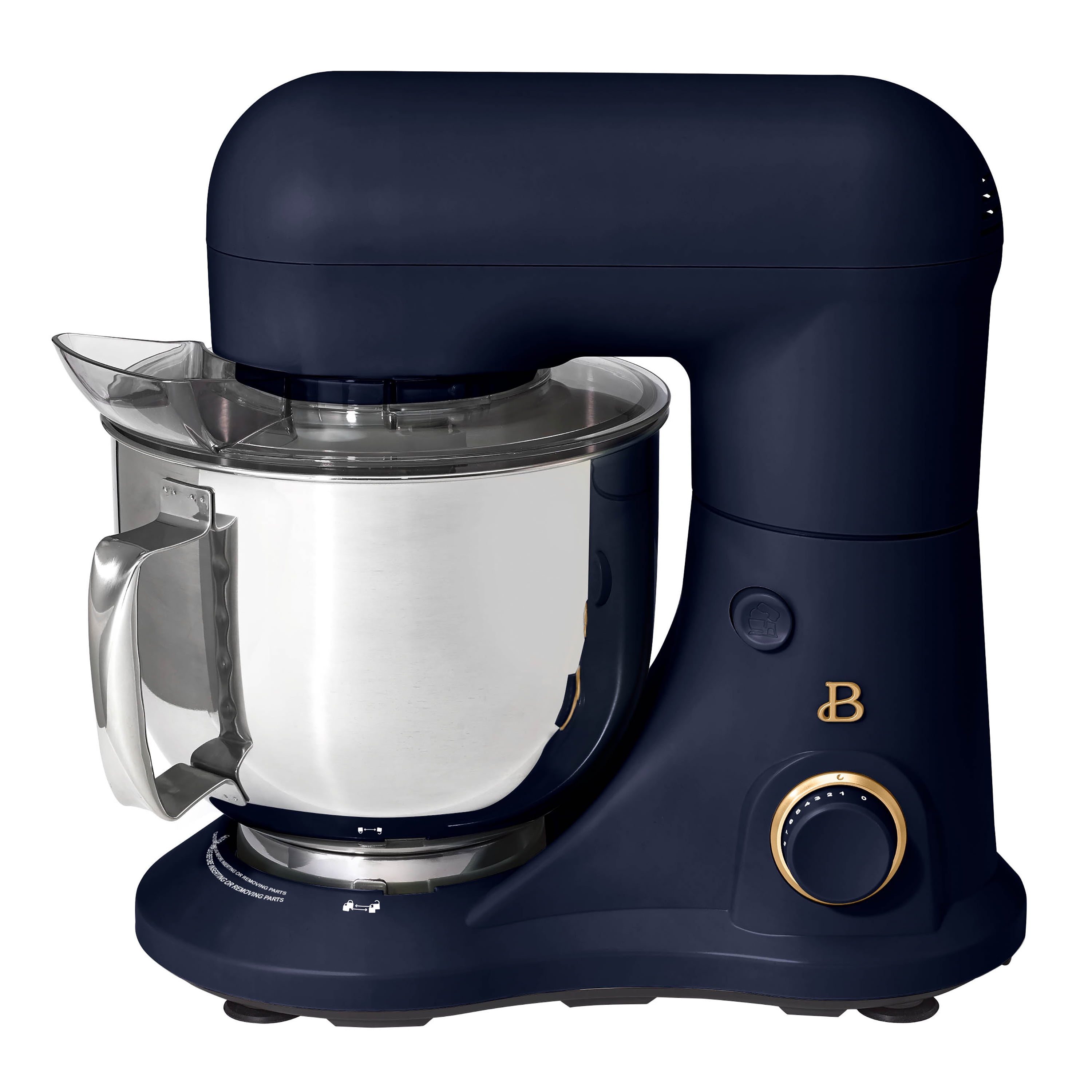 Beautiful 5.3 Qt Stand Mixer, Starry Night Blue, with Flat Beater ...