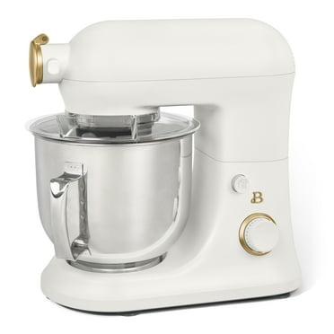 Beautiful 3.5 Qt Tilt-Head Stand Mixer with Flat Beater, Dough Hook ...