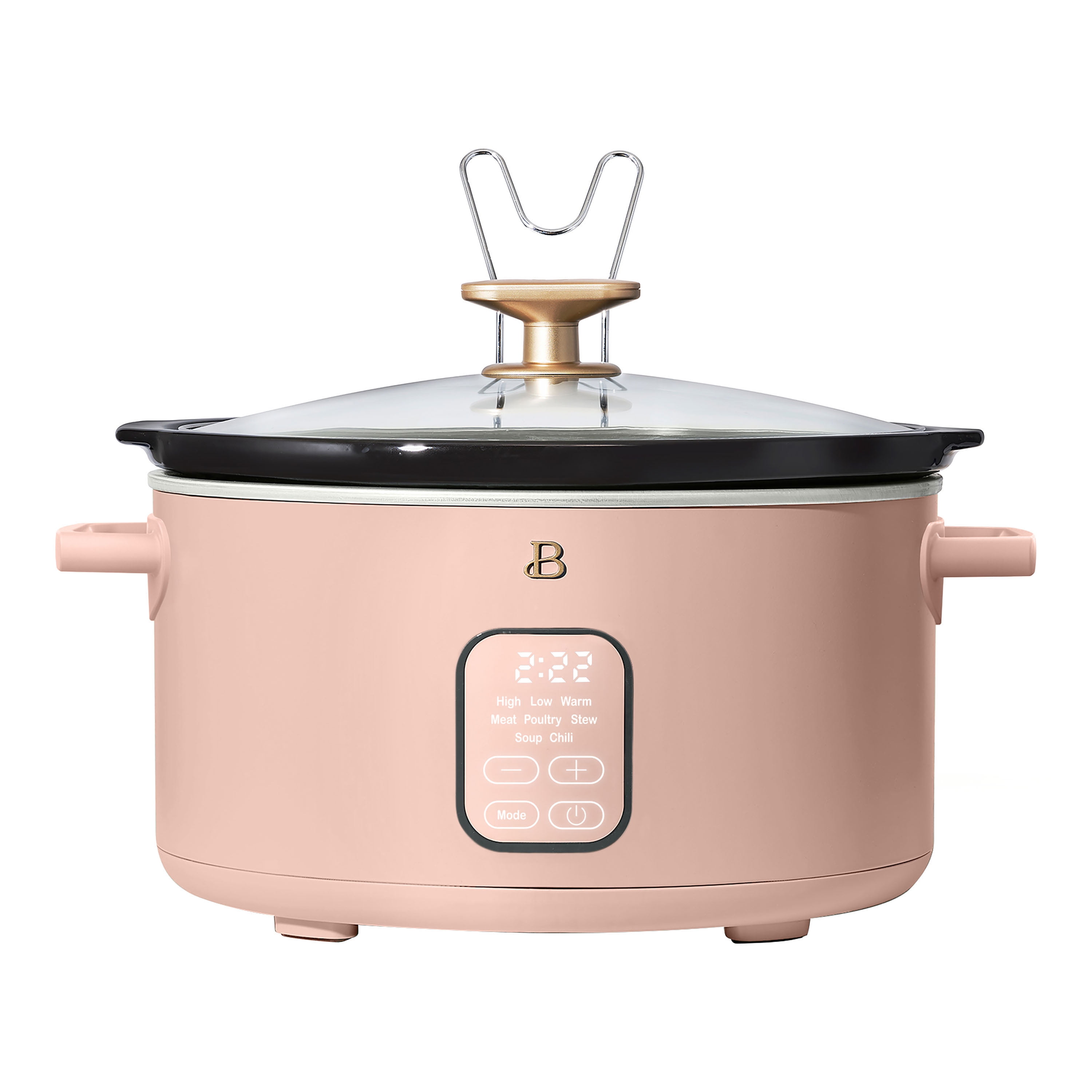 Beautiful 6 Qt Programmable Slow Cooker, Rose by Drew Barrymore ...