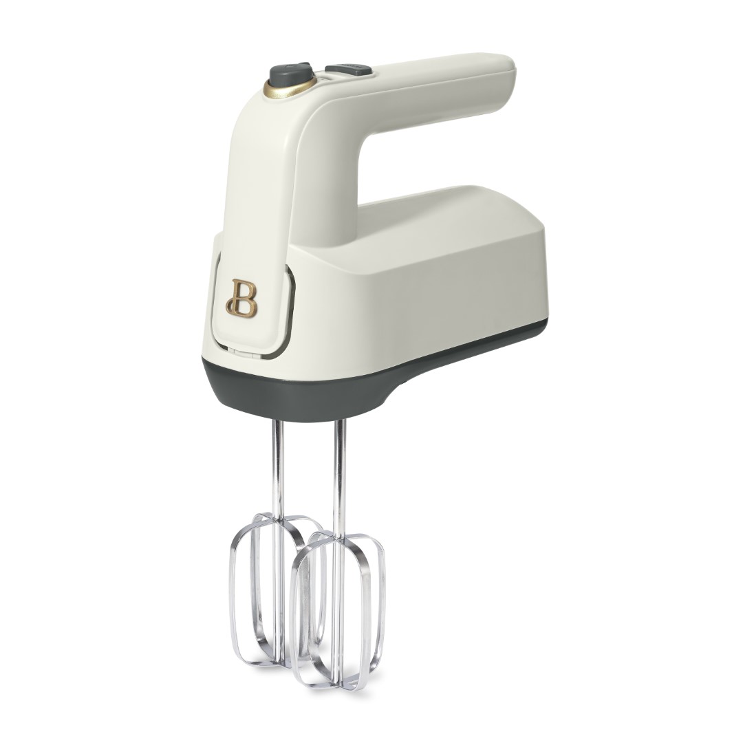 Beautiful 6-Speed Electric Hand Mixer, Oyster Grey by Drew Barrymore ...
