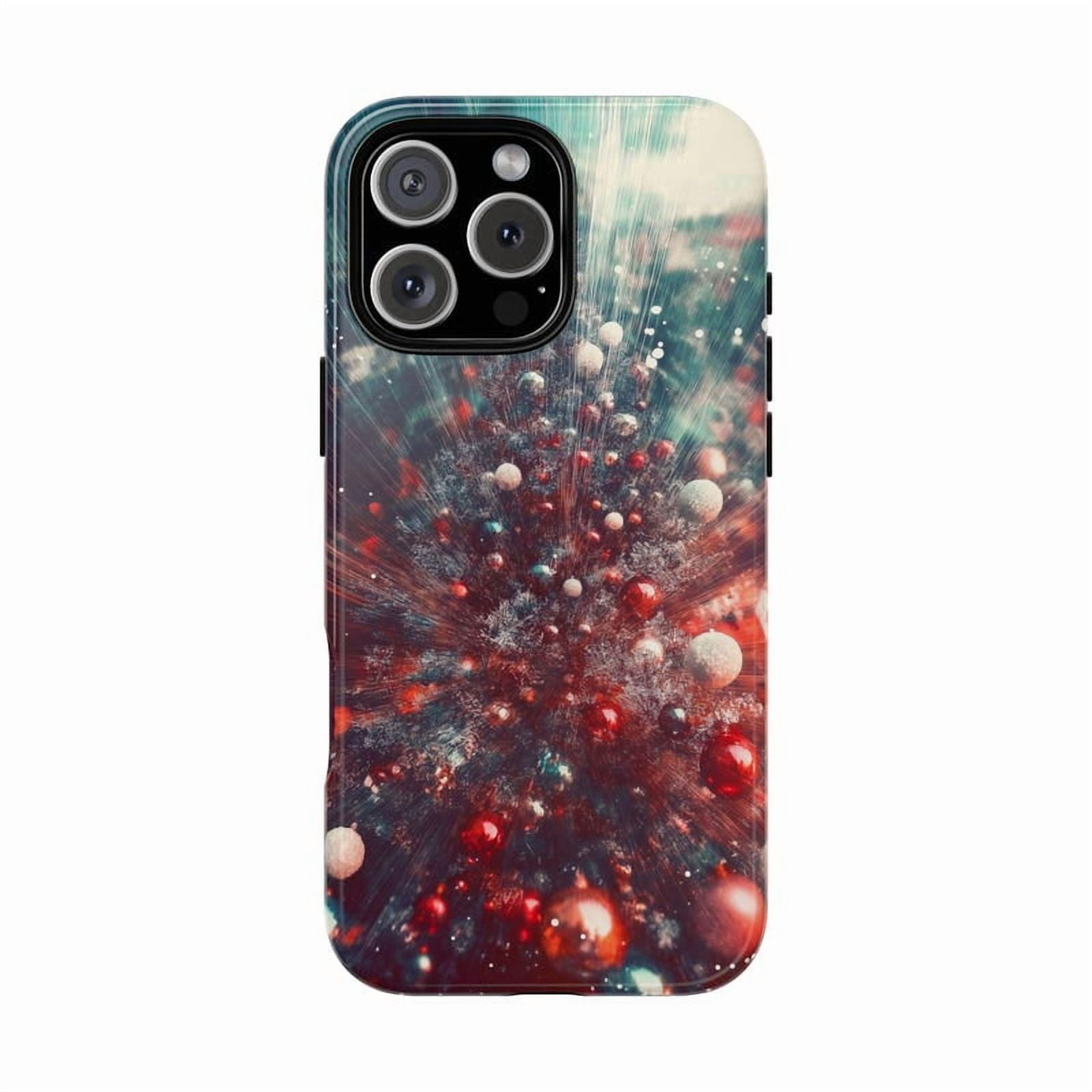 Beautiful Abstract Christmas Tree Ornament Holiday Phone Case for ...
