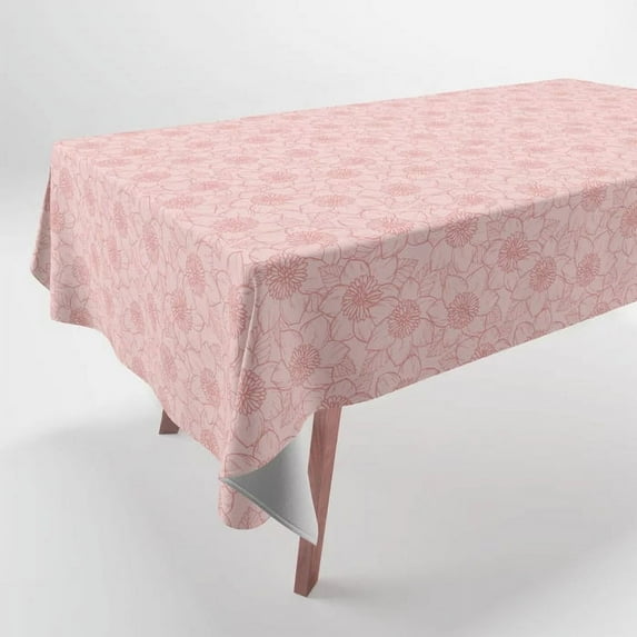 Beautiful Abstract Dense Flower Pattern Tablecloth Home ration ...