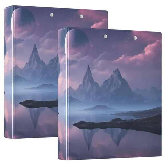 3 Ring Binder 1.5 inch Round Rings with Interior Pockets Binders ...