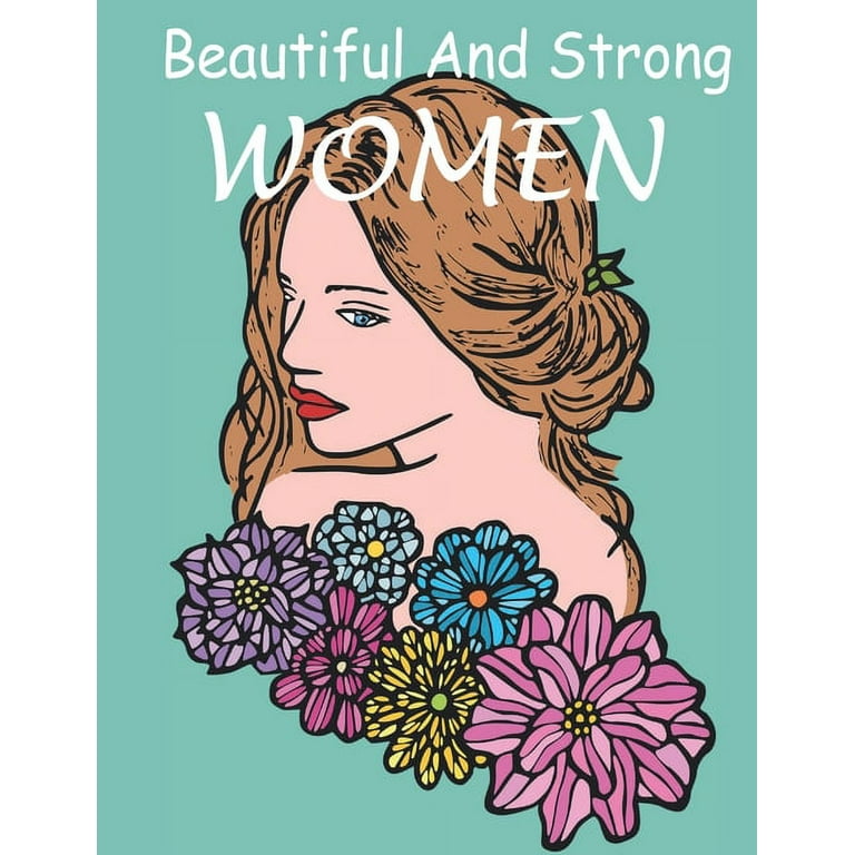 beautiful women coloring book