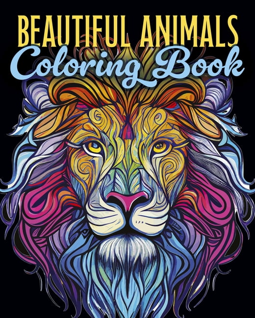 Beautiful Animals Coloring Book (Paperback) - Walmart.com