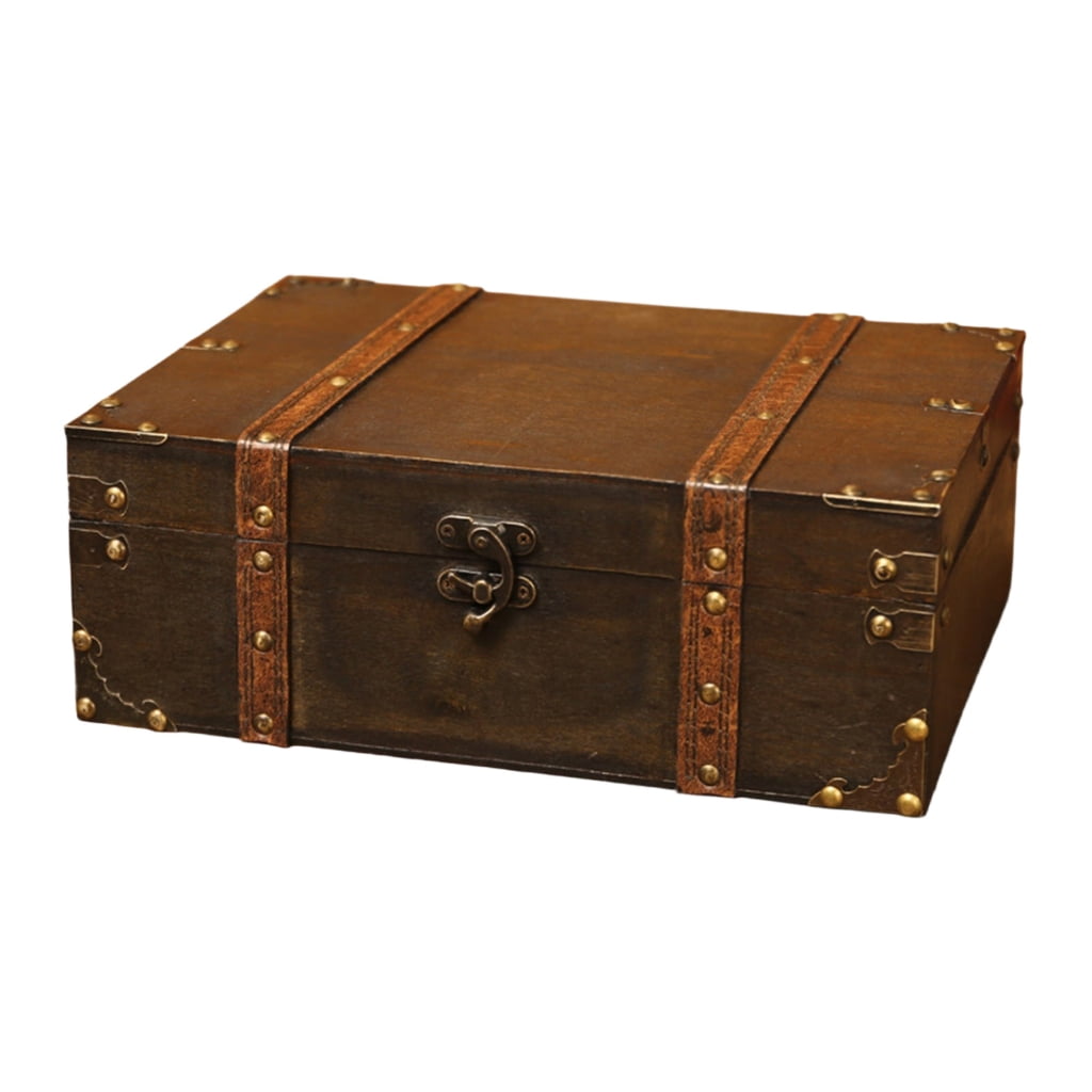 Beautiful Antique Wooden Decorative Box Storage Case Ideal for Home ...