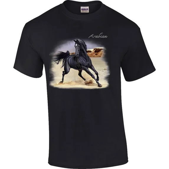 Beautiful Arabian Horse Cowboy Cowgirl Equestrian Riding Fun Unisex T ...
