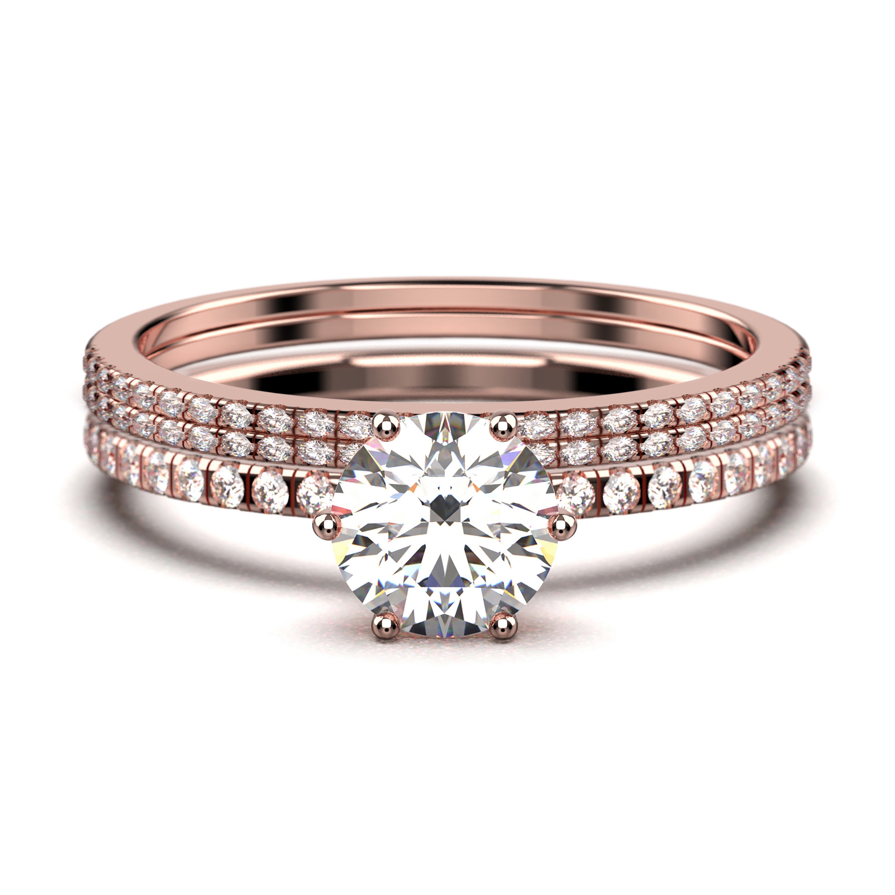 Beautiful Art Deco 2.25 Carat Round Cut Diamond Moissanite Engagement ...