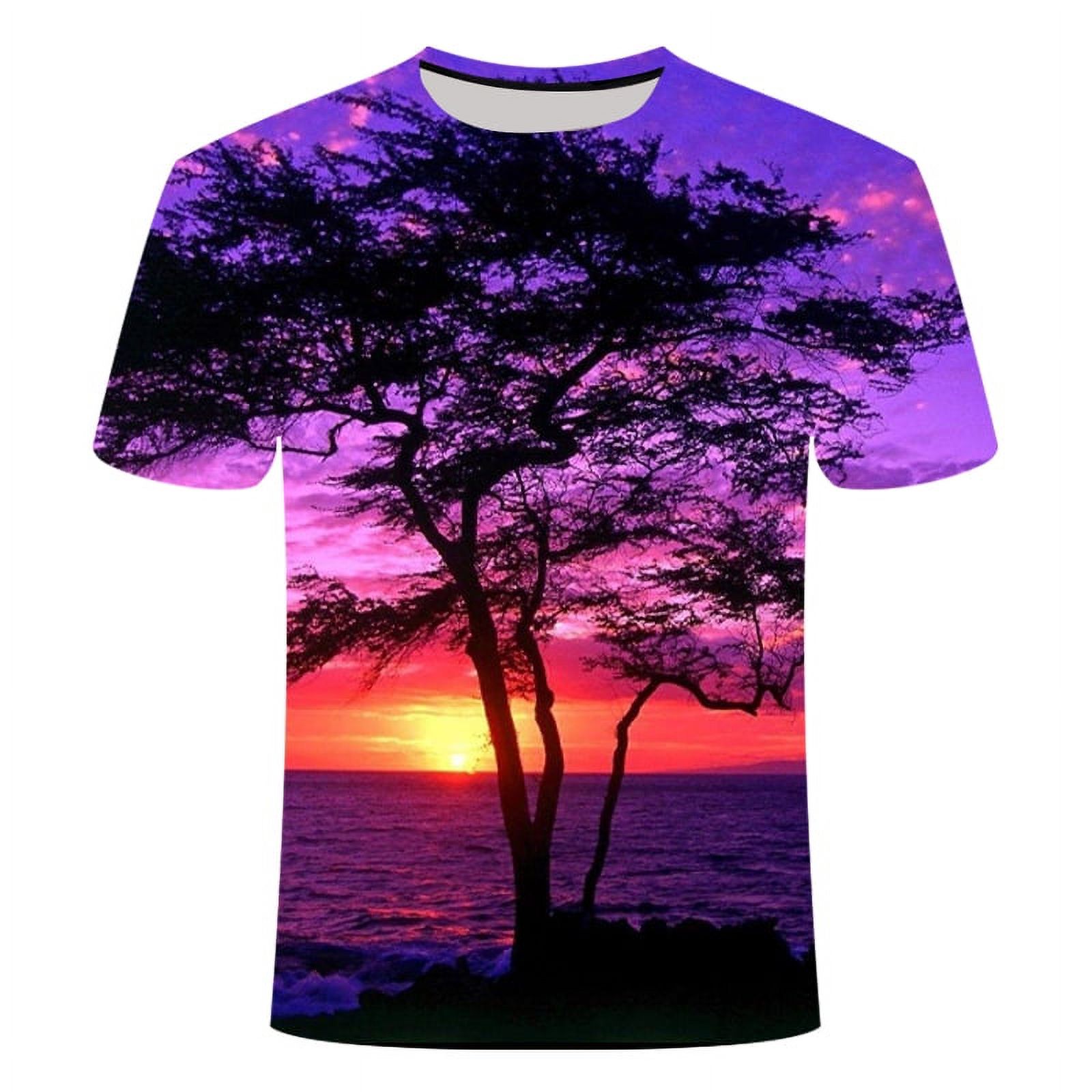 Beautiful Autumn Pattern Men t-shirt 3D Natural Scenery graphic t ...