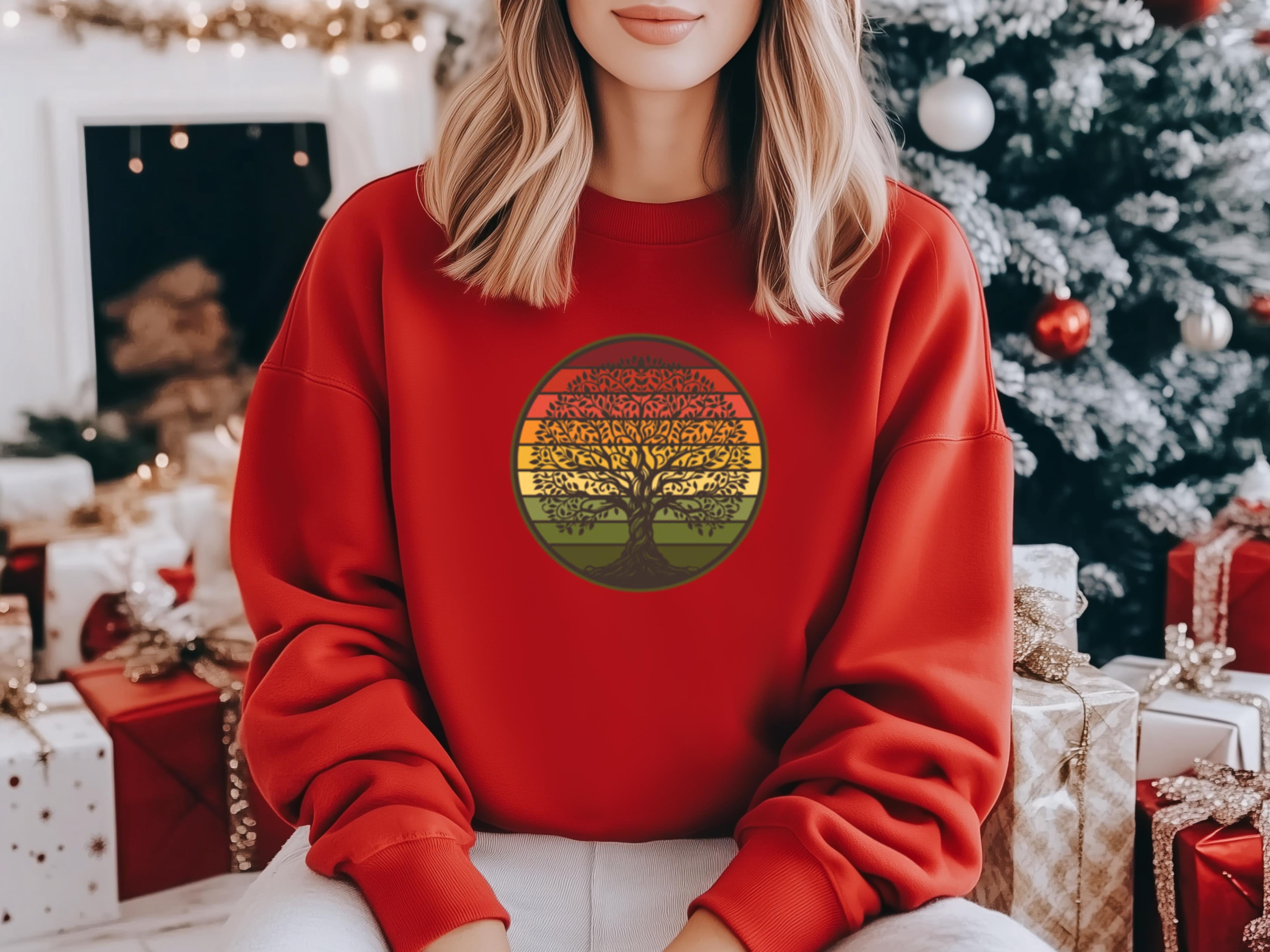 Beautiful Autumn Tree Of Life Fall Season Graphic Sweatshirt, up to ...