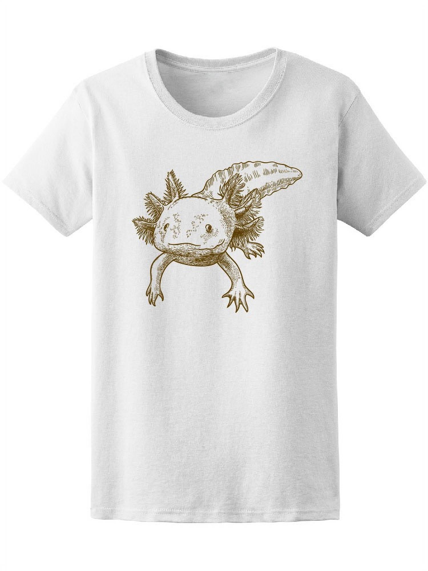 Beautiful Axolotl Salamander T-Shirt Women -Image by Shutterstock ...