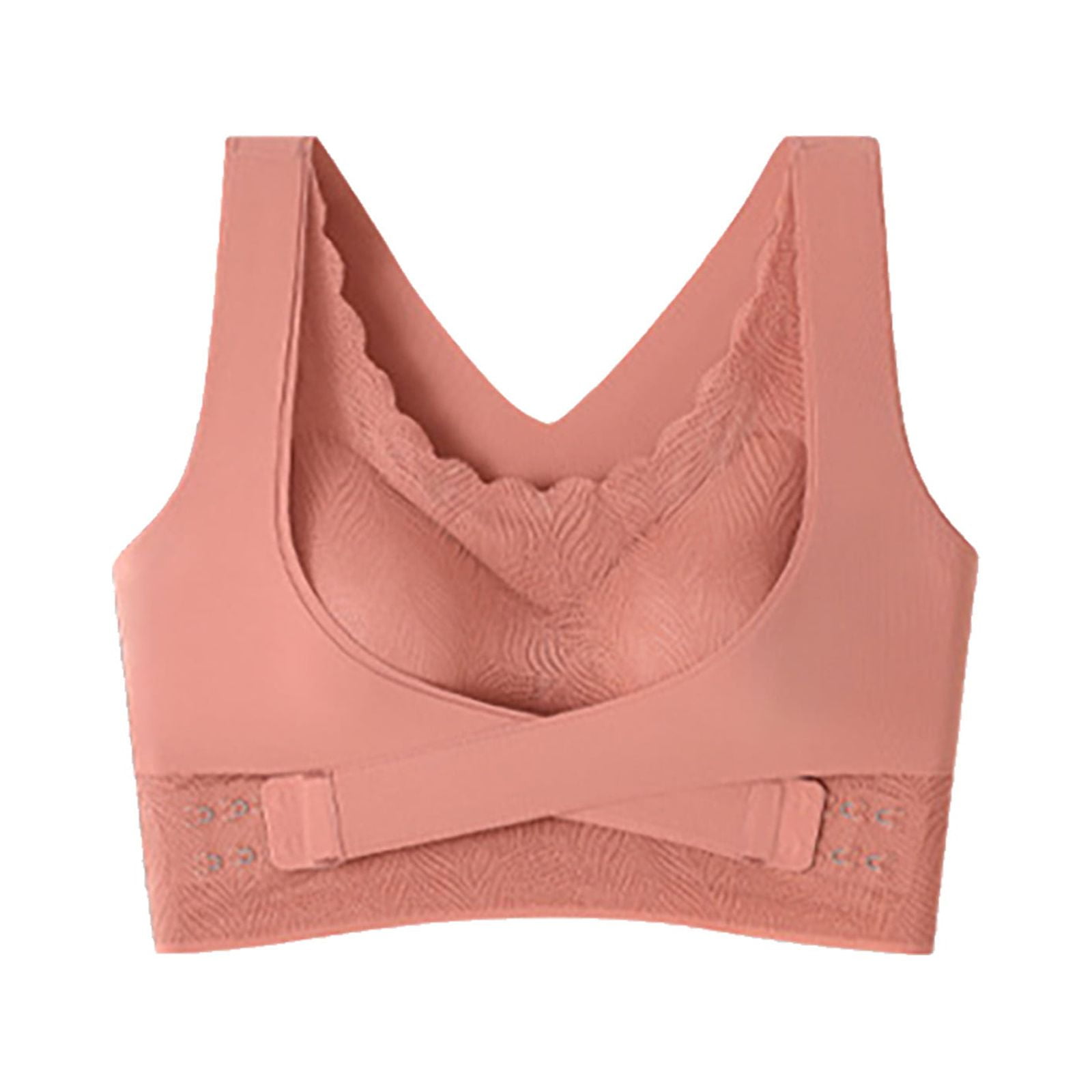 Beautiful Back Side Buckle Sports Bra Adjustable Breast Support Yoga ...