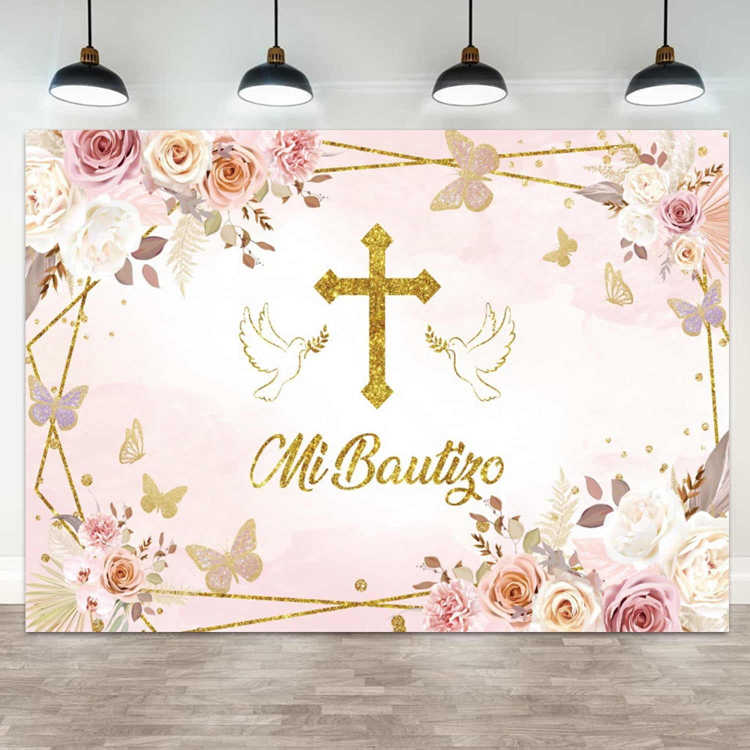 Beautiful Backdrop First Holy Communion Baptism Photography Background ...