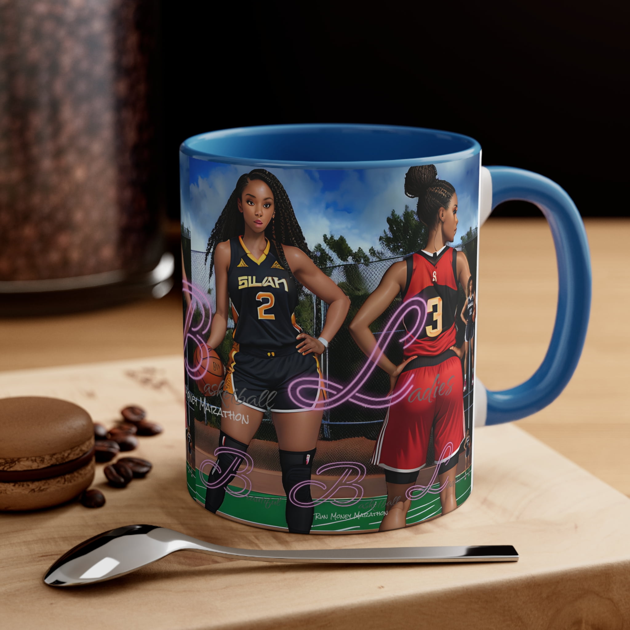 Beautiful Basketball Ladies Color Coffee Mug, 11oz - Walmart.com