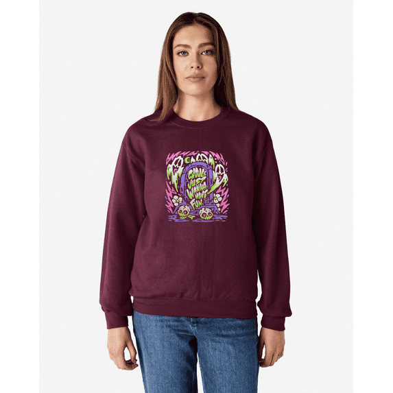 Beautiful Bastard Ghouls Just Wanna Have Fun Spooky Holiday Sweatshirt ...