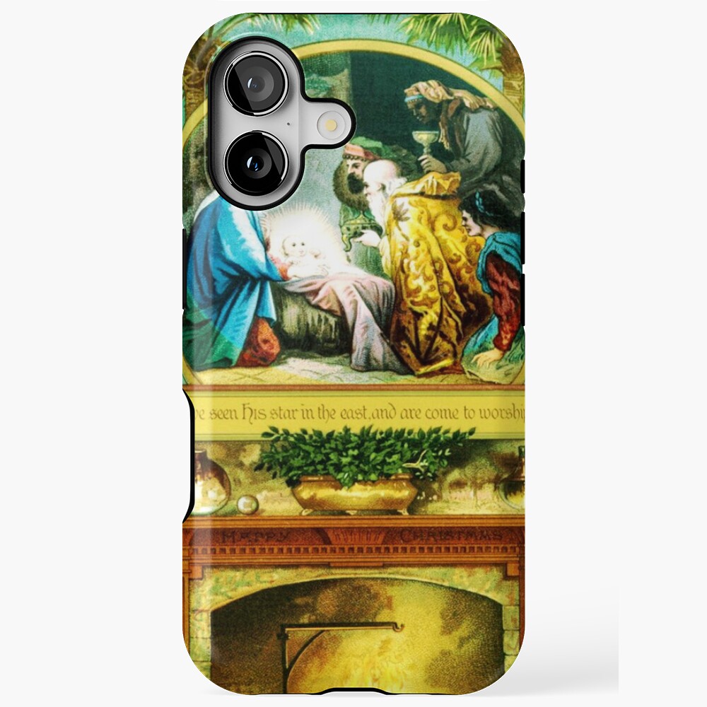 Beautiful Birth of Christ 3 Wise Men Scene Case for iPhone 17 11 12 13 ...
