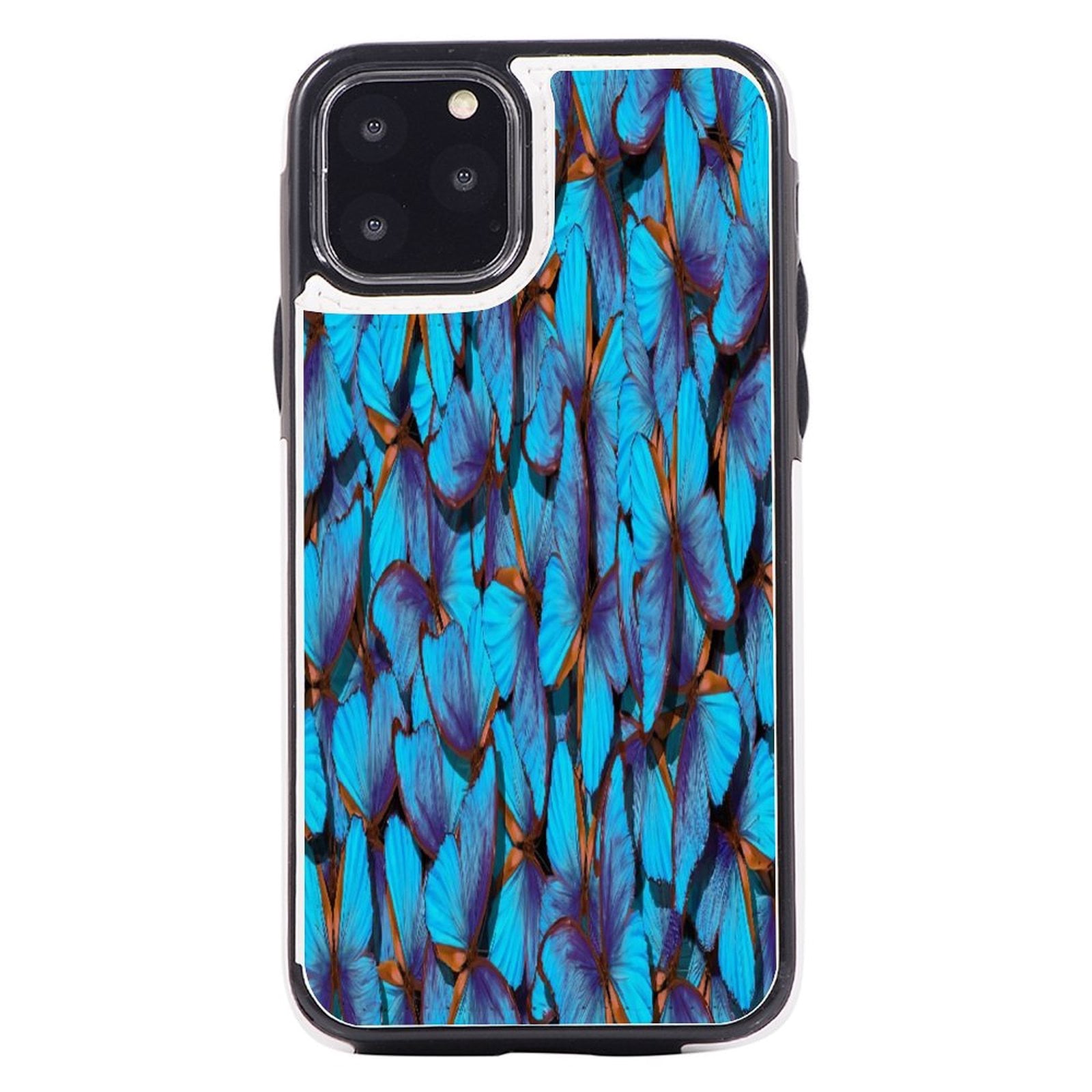 Beautiful Blue Different Butterflys Leather Wallet Case for iPhone 16 ...