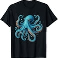 Beautiful Blue Octopus Ocean Animal Lover Octopus T Shirt - Walmart.com