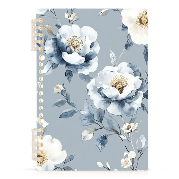 Beautiful Blue Rose Lined Spiral Journal Notebook 60 Pages A5 College ...