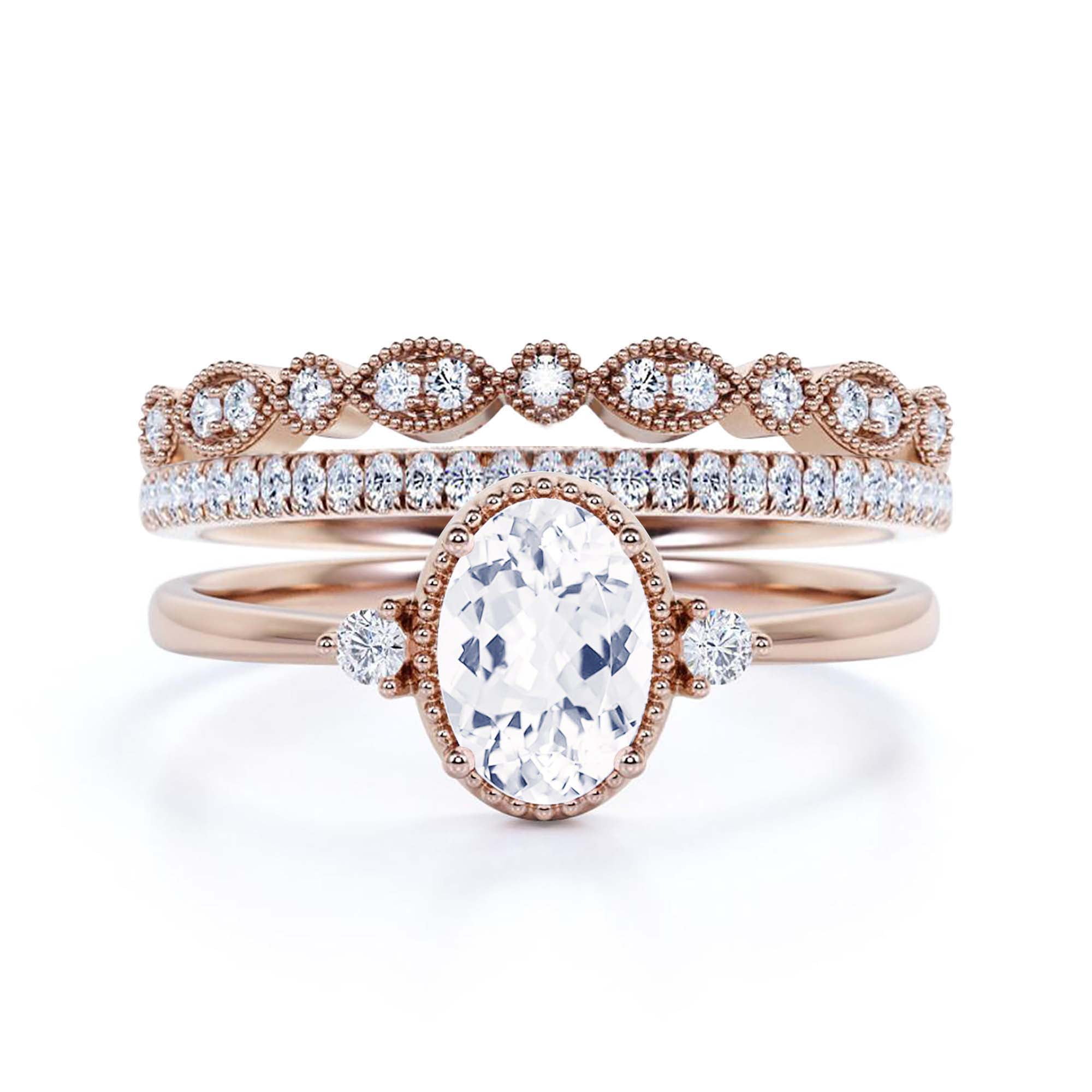 Beautiful Boho And hippie 2.35 Carat Oval Cut Diamond Moissanite ...