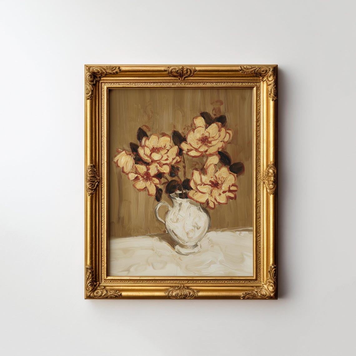 Beautiful Botanical Wall Print, Grandmillennial Aesthetic Fall Decor ...