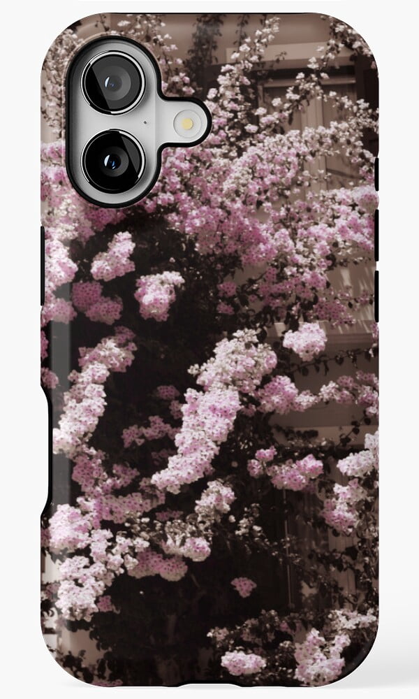Beautiful Bougainvillea Island House Art Phone Case for iPhone 17 16 15 ...
