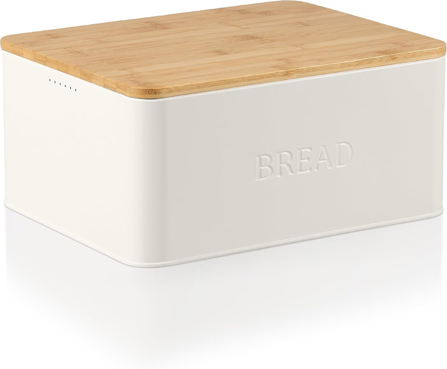 Beautiful Bread Box With Wooden Lid For Your Kitchen Countertop ...
