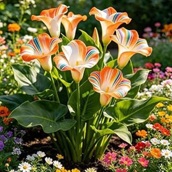 Beautiful Brilliant Calla Lily-Ornamental Gift-Garden Home Decoration ...