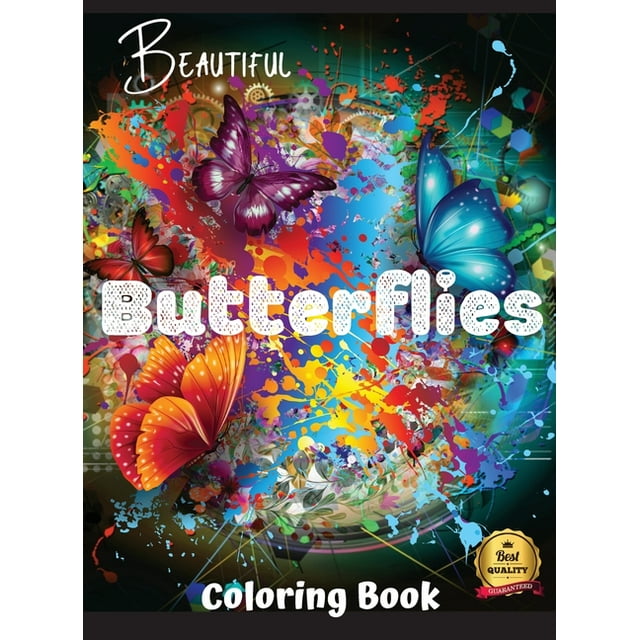 Beautiful Butterflies Coloring Book : Beautiful Butterflies to color: a ...