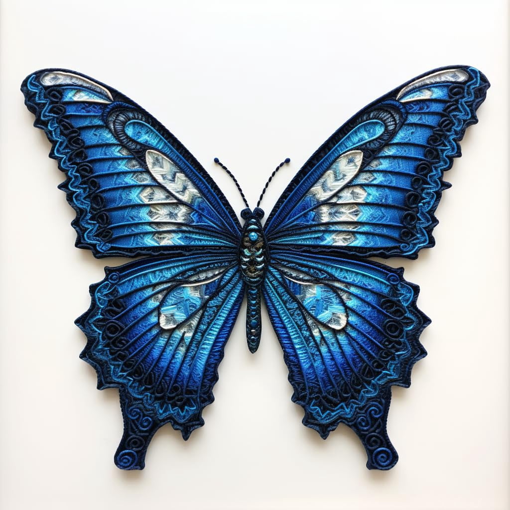 Beautiful Butterfly DIY Stamped Cross Stitch Kits Beginners Easy 11CT ...
