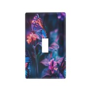 Leozcaa 3D Butterfly Light Switch Cover Wall Plate Butterflies Single ...