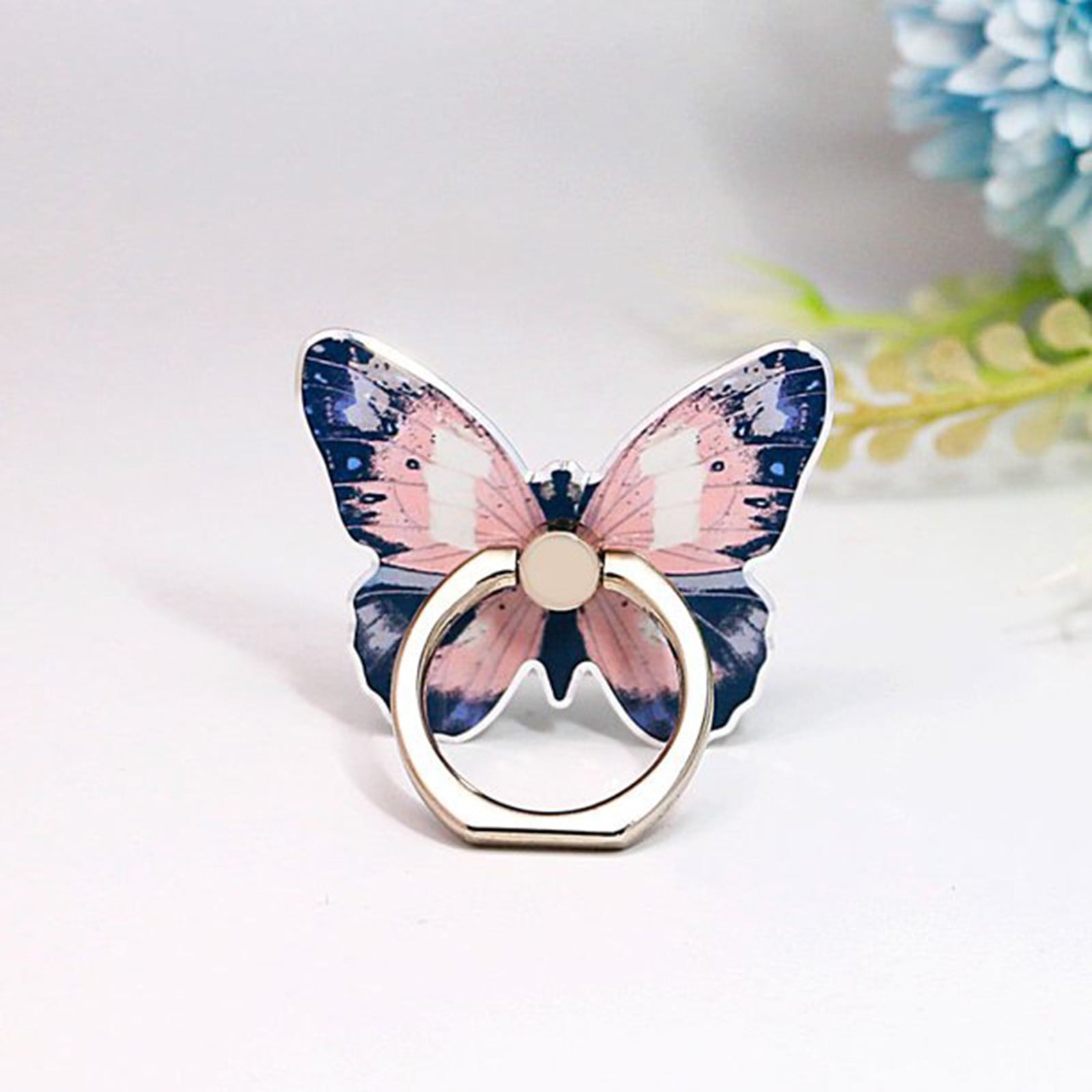 Beautiful Butterfly Mobile Phone Bracket 360°Rotation Phone Ring Holder ...