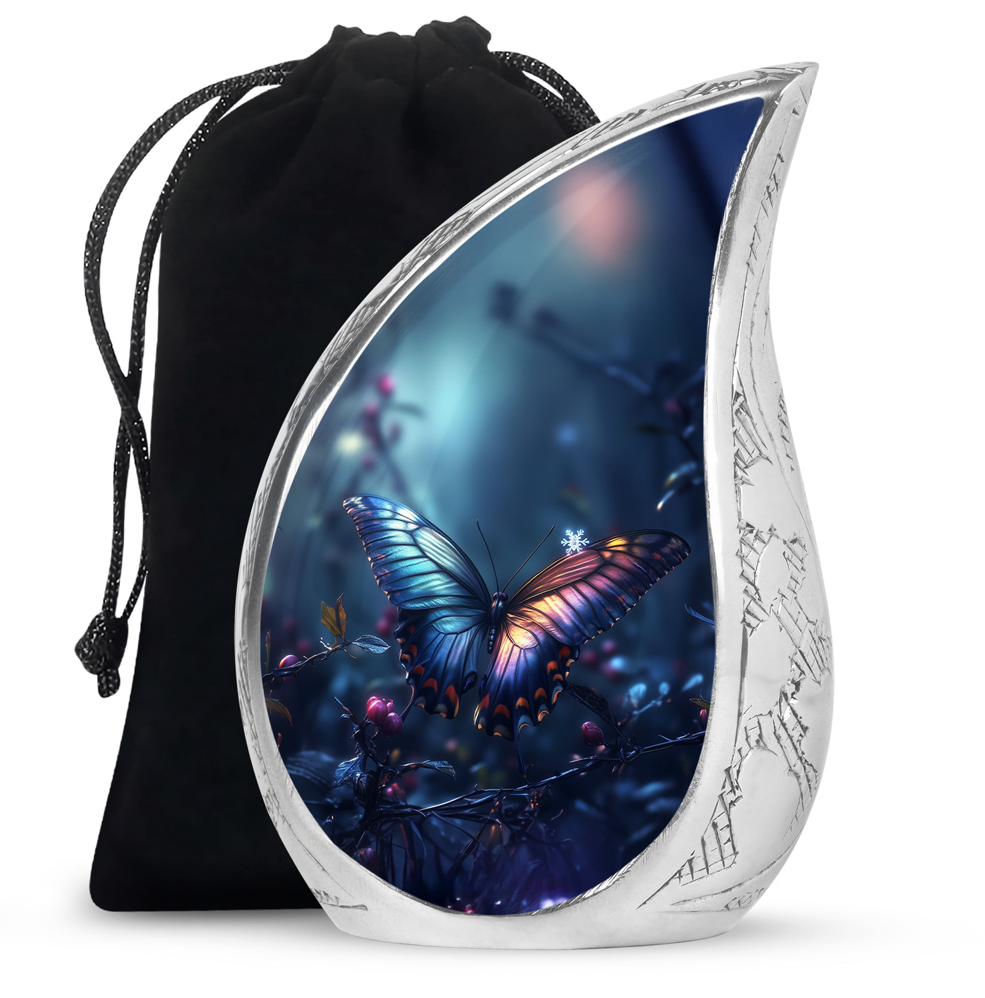 Beautiful Butterfly Urns For Human Ashes Adult Father - Large Urns - Funeral Urn For Ashes Adult ...